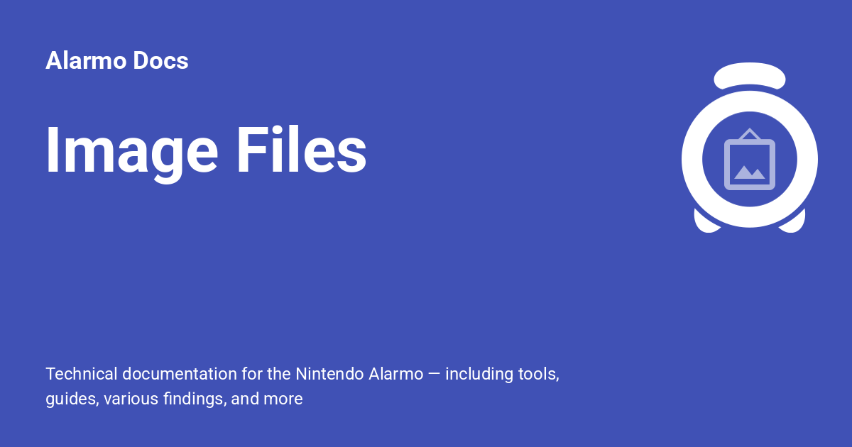 Image Files - Alarmo Docs