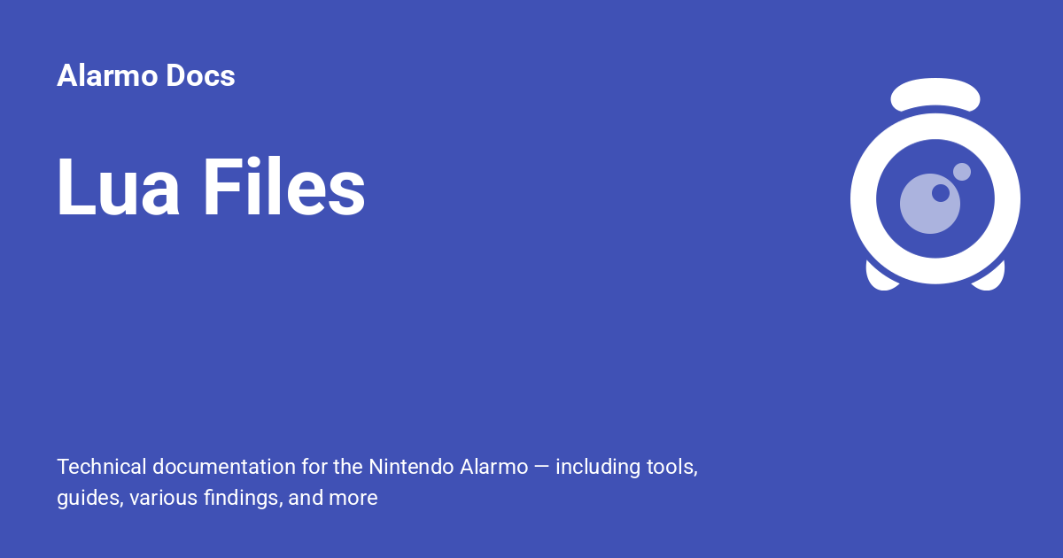 Lua Files - Alarmo Docs
